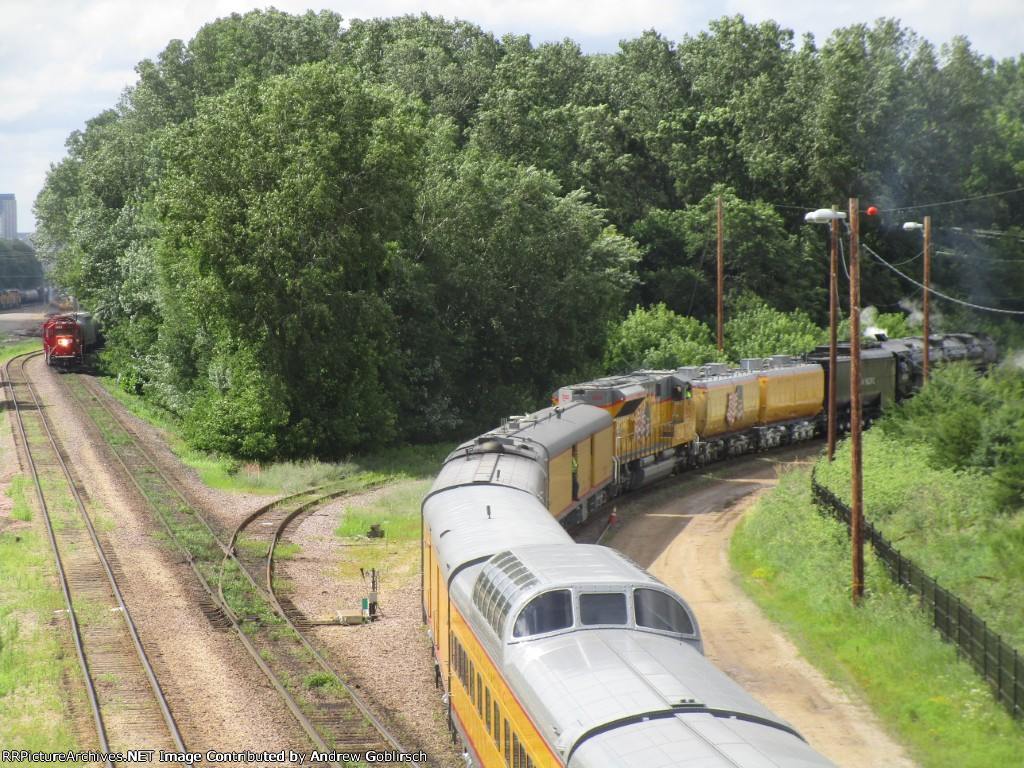 CP 2223 see the UP Passsenger Train